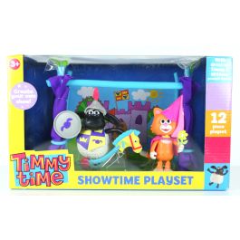 TIMMY TIME SHOWTIME PLAYSET & FIGURES CBEEBIES - NEW!
