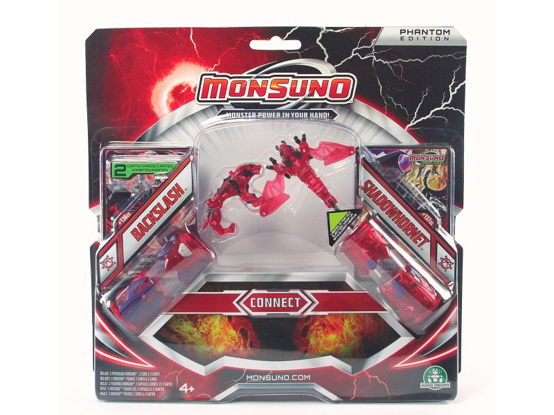 MONSUNO Connect BACKSLASH and SHADOWHORNET action figures EKLIPSE toys ...