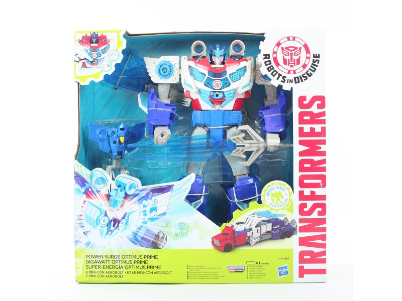Transformers Power Surge Optimus Prime and mini-con Aerobolt