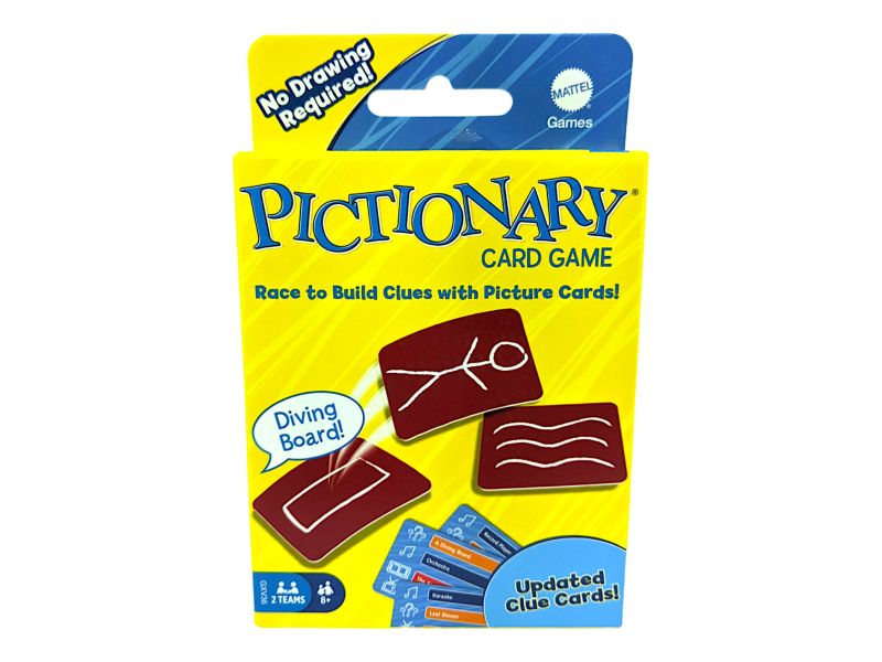 Mattel Pictionary Card Game - - 1ケース2。並行輸入｜フィギュア