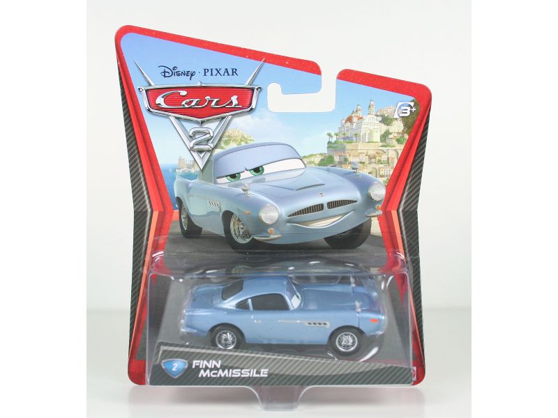 DISNEY CARS 2 - FINN McMISSILE #02 - BRITISH SPY SECRET AGENT MOVIE - NEW!