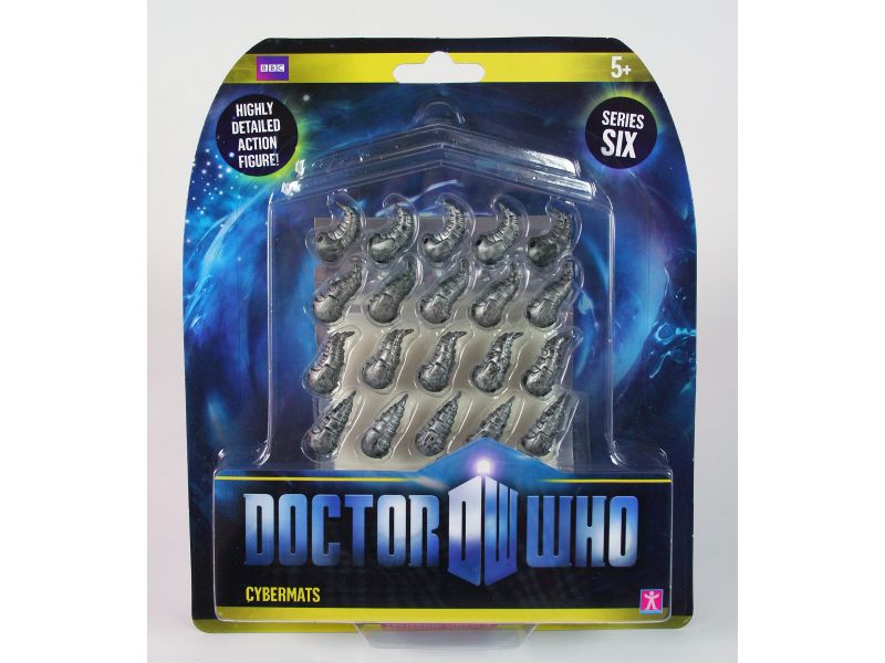 Doctor Who CYBERMATS cyberman robot spies action figure toy flesh Dr ...