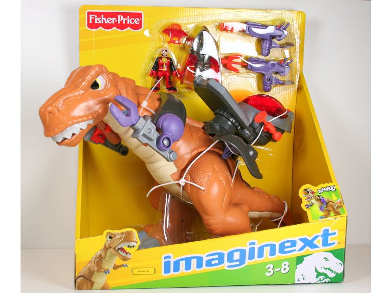 IMAGINEXT - DINOSAURS - MEGA T-REX - TYRANNOSAURUS REX - FISHER PRICE ...