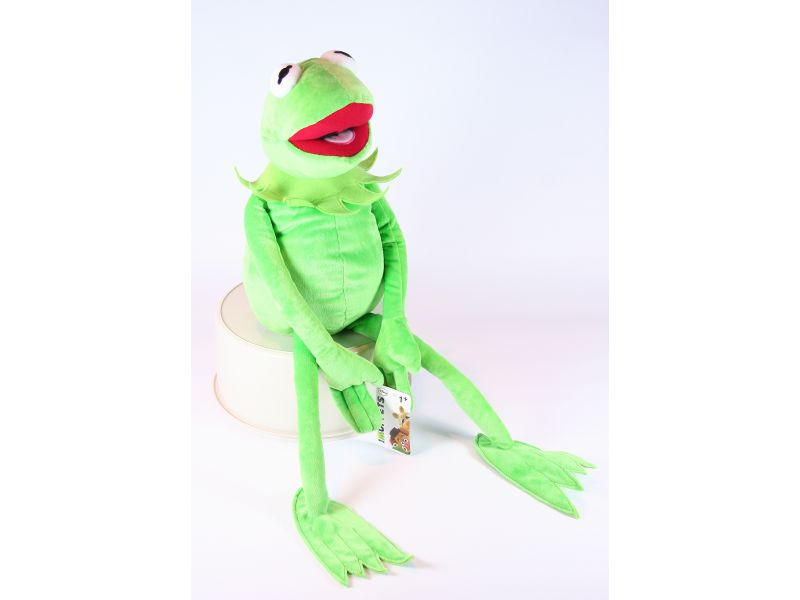 THE MUPPETS giant KERMIT THE FROG 17" plush soft toy Jim Henson Disney ...