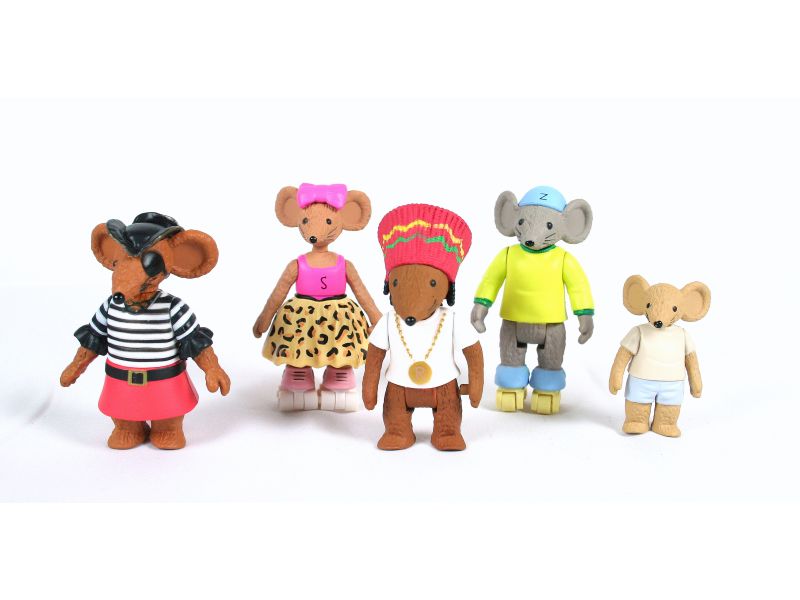 RASTAMOUSE Da Easy Crew toy figures ZOOMER SCRATCHY PATCH ORPHAN ...