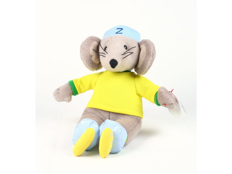RASTAMOUSE 8" plush ZOOMER soft toy ty beanie baby CBeebies TV da easy ...